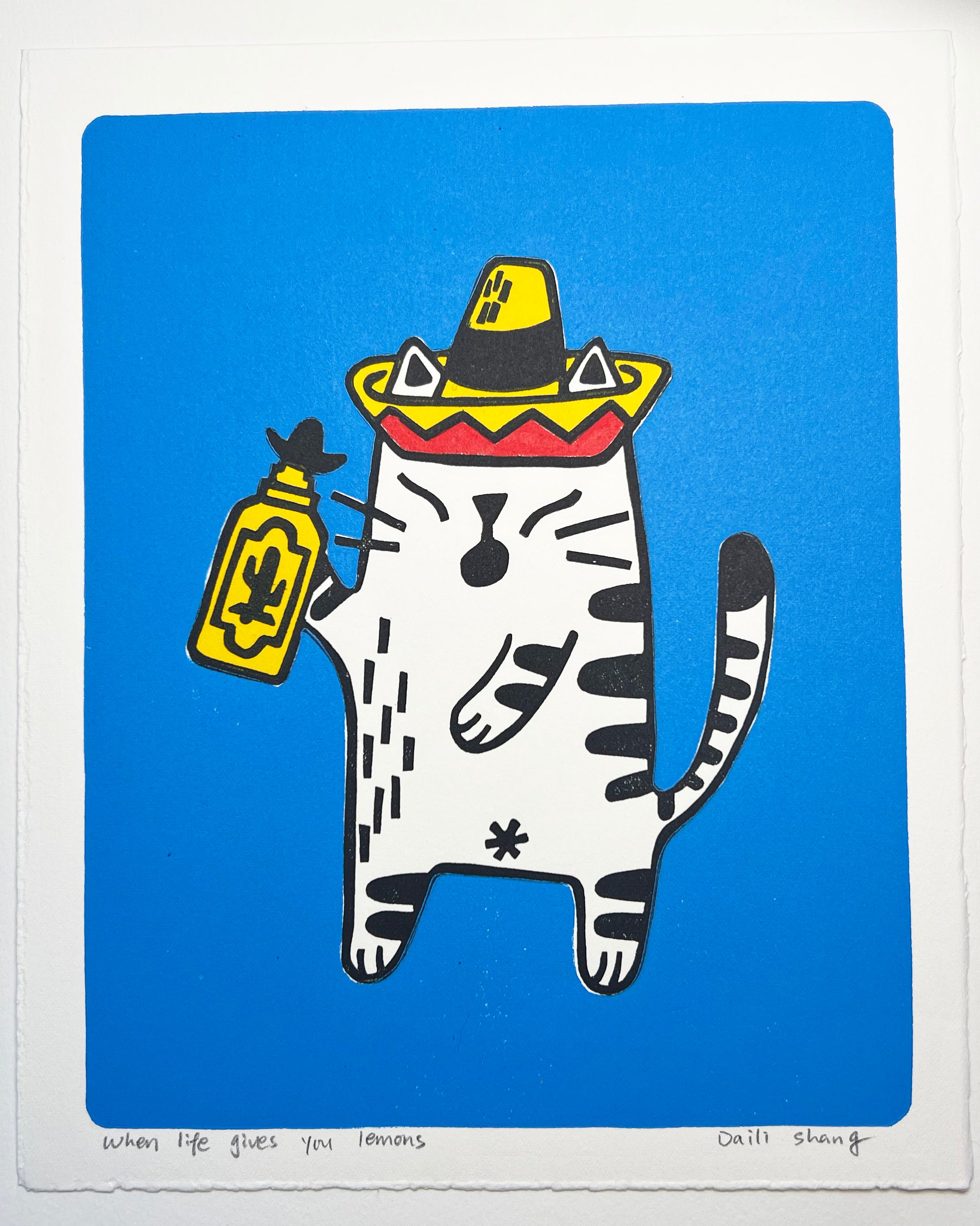 Art gifts for cat lovers and cyclists. – Shang Daili